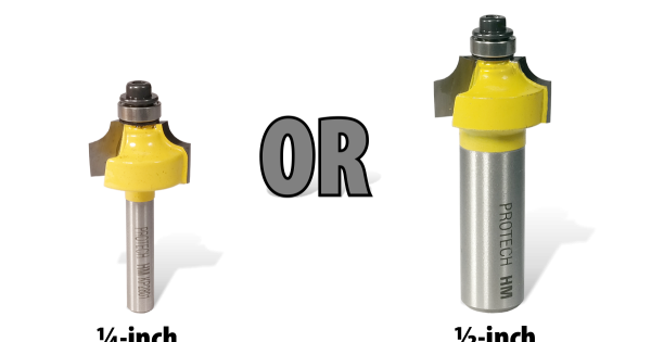Do I choose half inch or quarter inch shanks?