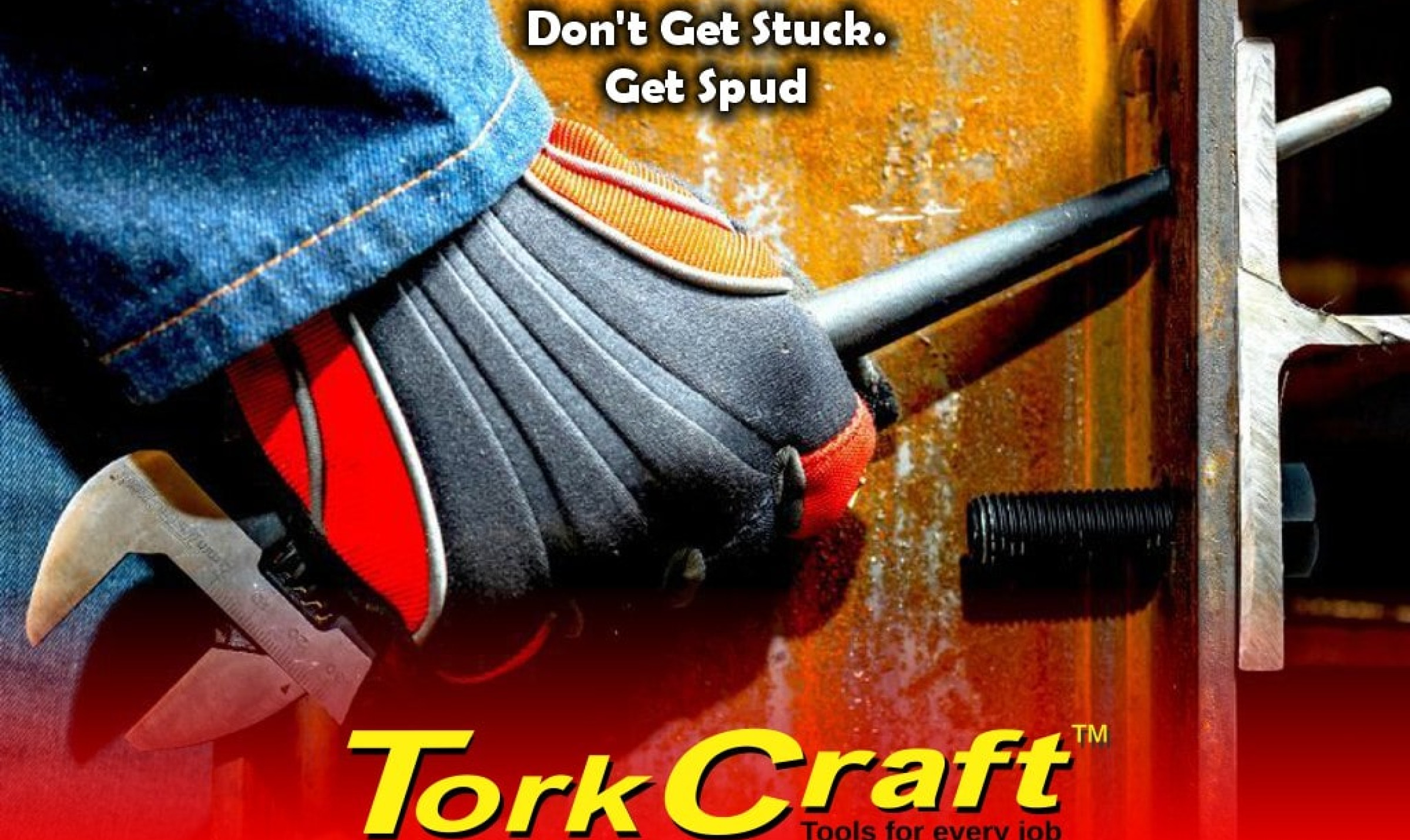 TORK CRAFT SPUD WRENCH READY TO PLUMB