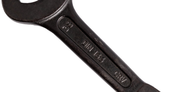 SLOGGING SPANNER 38MM OPEN END CRV