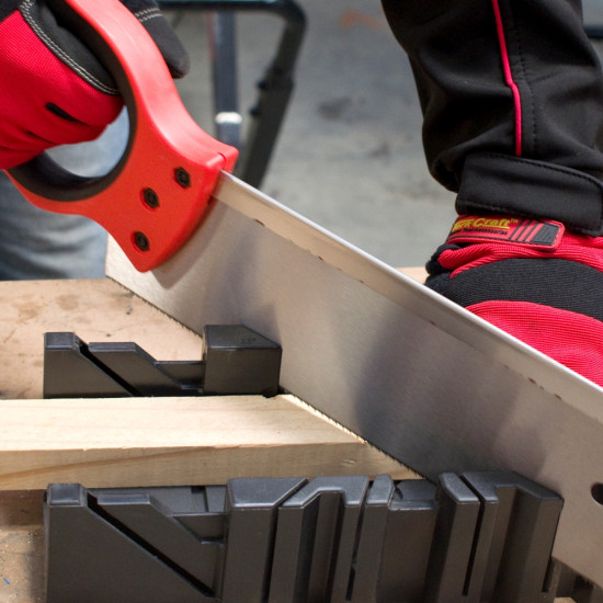 BACK SAW MITRE BOX SET MULTI ANGLE 300MM