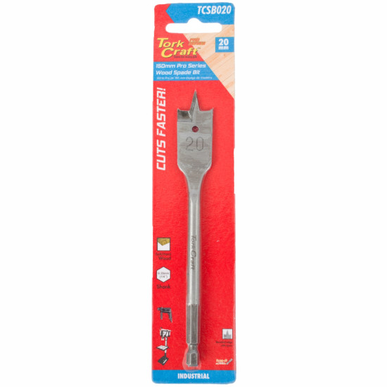 SPADE BIT PRO SERIES 20MM X 150MM